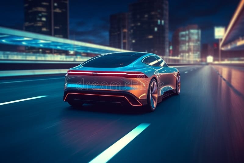 Futuristic Transportation: the Evolution of Modern Travel Stock Image ...