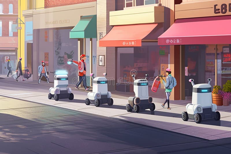 Futuristic Transportation: the Evolution of Modern Travel Stock Photo ...