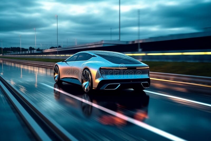 Futuristic Transportation: the Evolution of Modern Travel Stock Image ...