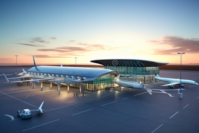 Futuristic Transportation: the Evolution of Modern Travel Stock Photo ...