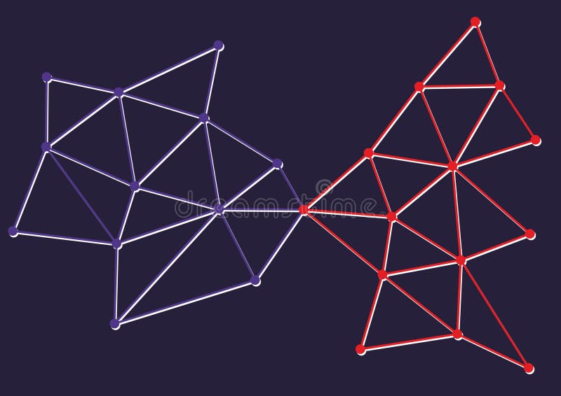 Futuristic Triangle Vector Illustration. Futuristic Hexagon Vector ...