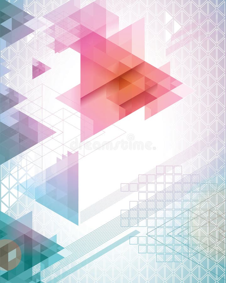 Futuristic Triangles stock vector. Illustration of magenta - 28019087