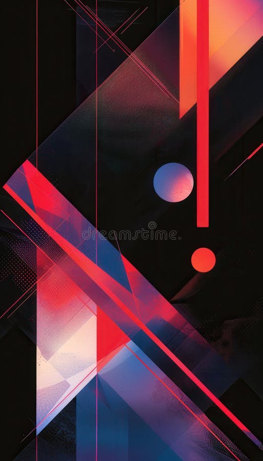 Futuristic Typography Poster Design for Modern Tech Conference Stock ...
