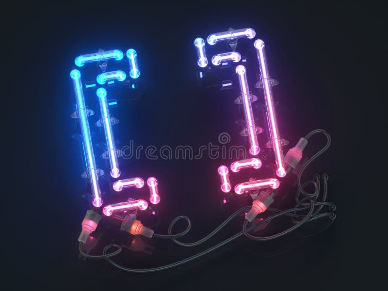 Futuristic Ultraviolet Square Frame Border. Stock Illustration ...