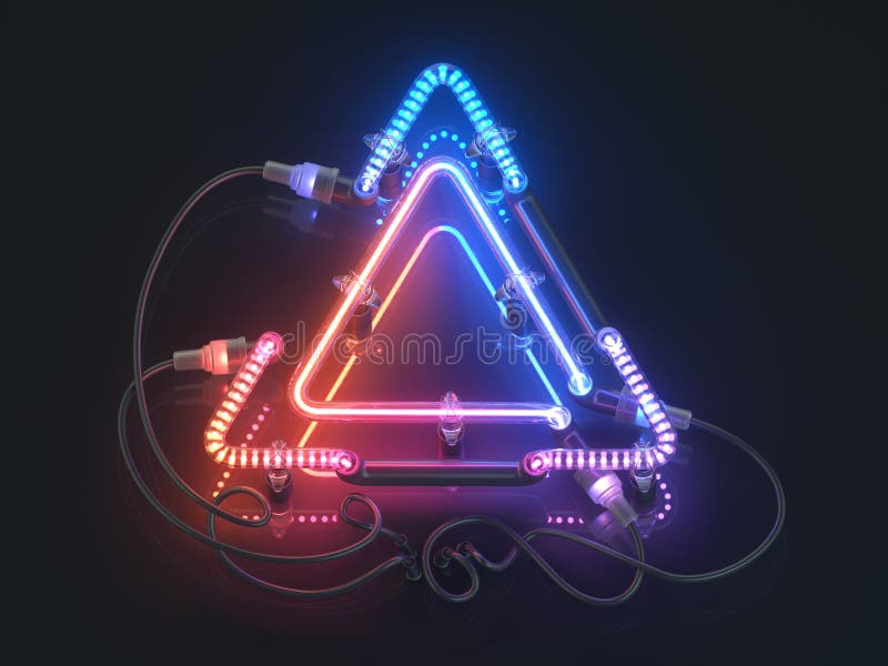 Futuristic Ultraviolet Square Frame Border. Stock Illustration ...