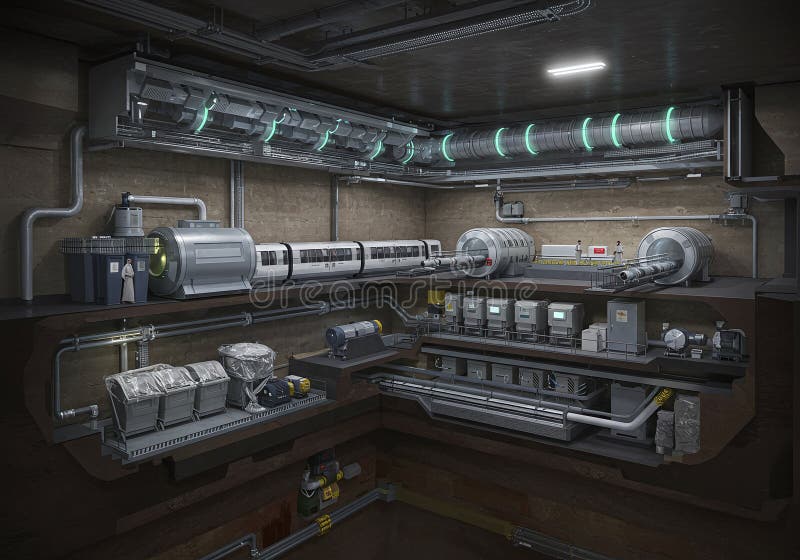 Futuristic Cross Section View Stock Illustrations – 304 Futuristic ...