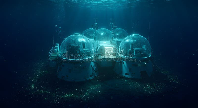 Underwater Habitat: Futuristic Ocean Research Station, Deep Sea ...