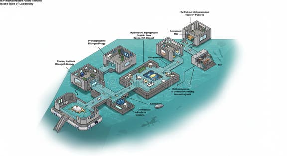 Futuristic Underwater Laboratory Concept with Interconnected Structures ...