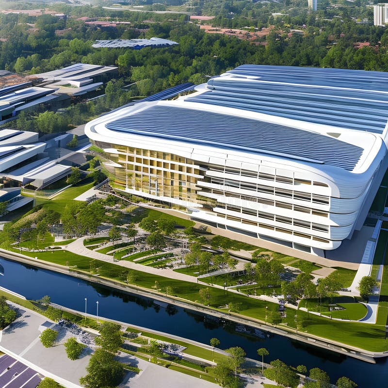 92 a Futuristic University Campus with Cutting-edge Architecture, Smart ...