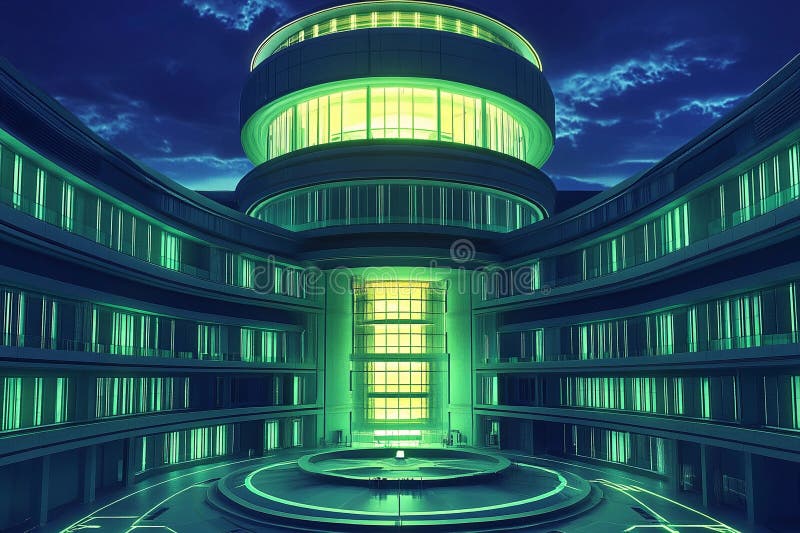 Futuristic University Campus Designed Around Glowing Architecture and ...