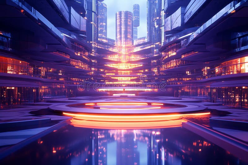 Futuristic University Campus Designed Around Glowing Architecture and ...