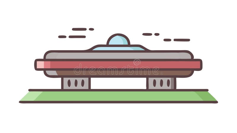 Futuristic Urban Bench: Modern Design Seating Solution, Vector Design ...