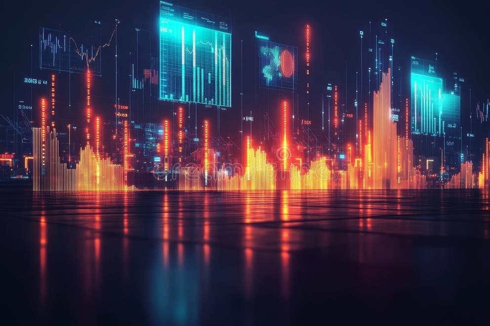 Futuristic Urban Landscape Visualization Featuring Virtual Cityscape ...