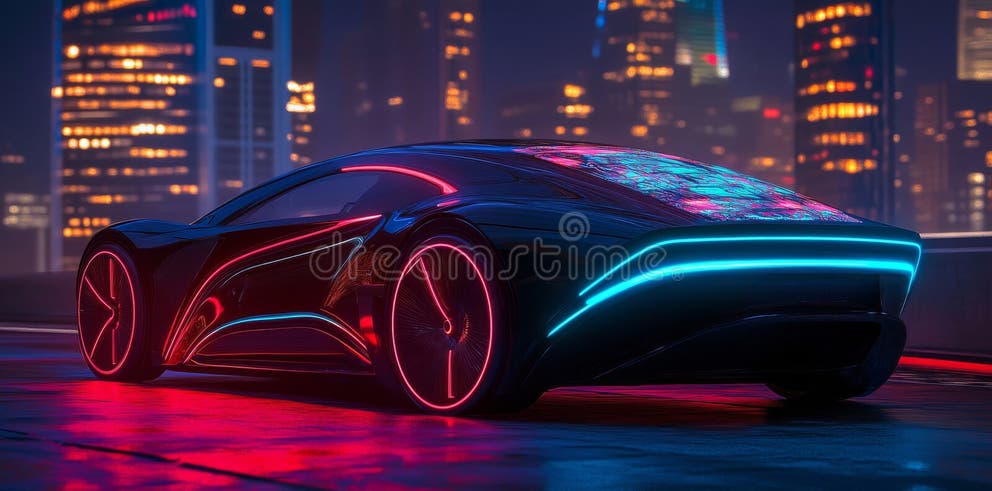 Futuristic Urban Mobility Interface Featuring Interactive ...