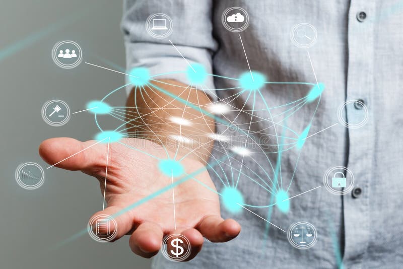 Futuristic User Interface Concept. Graphical User Interface(GUI). Head ...