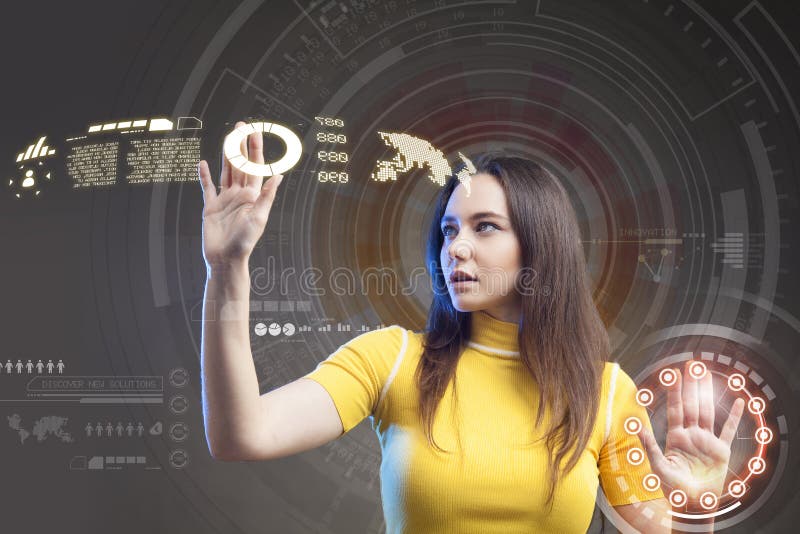 Futuristic User Interface Concept. Head Up Display Stock Image - Image ... Futuristic User Interface Concept. Head Up Display Stock Image - Image ...