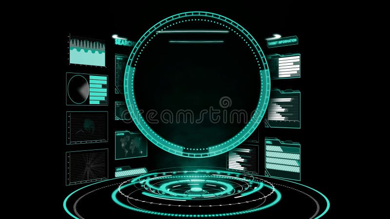 Futuristic User Interface Dashboard for Big Data Analytic in Information Chart Stock ...