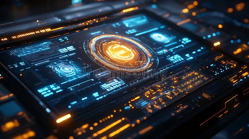Futuristic Interface Infographics Stock Illustrations – 6,728 ...