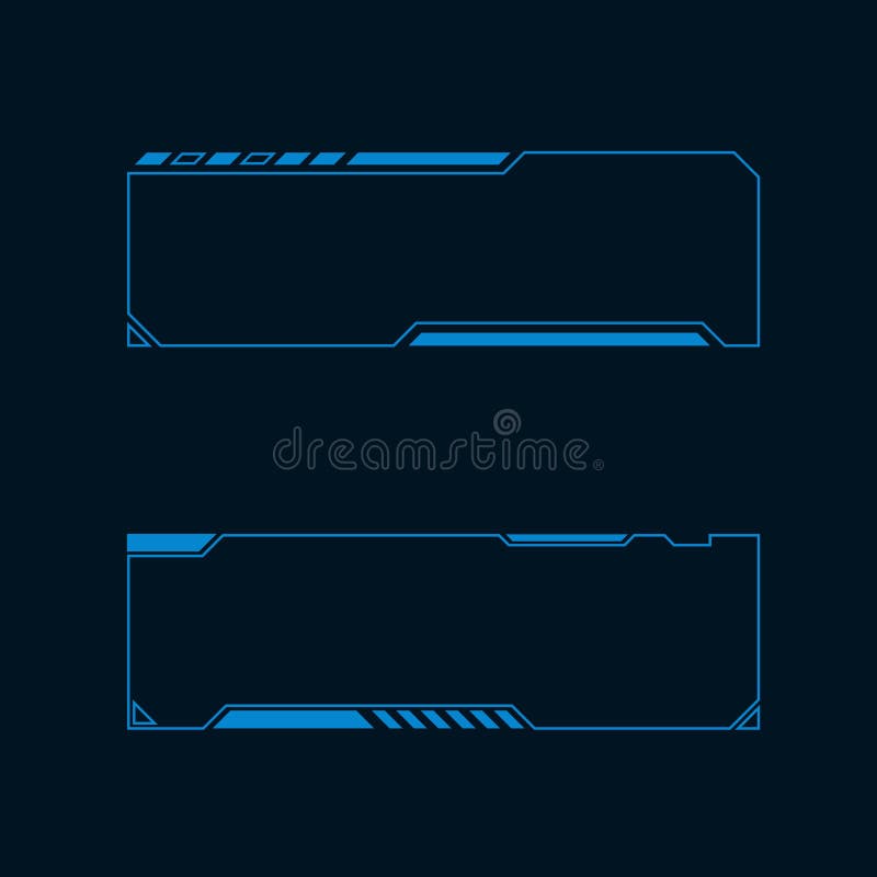 Futuristic User Interface Illustration Stock Vector - Illustration of ...