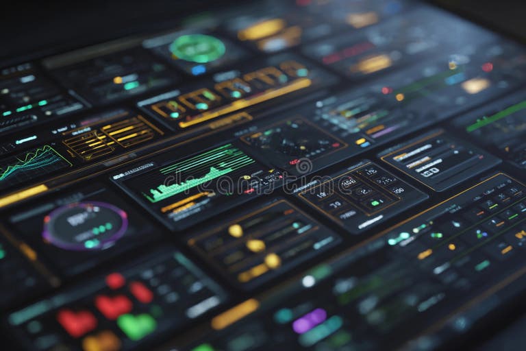 Futuristic User Interface Showcasing Neo-Mint Color Palette and Dynamic ...