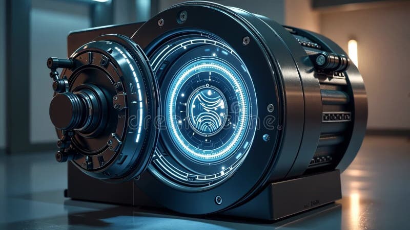 Futuristic Vault: High-Tech Security and Digital Protection Stock ...