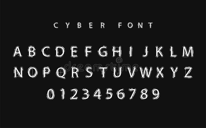 Chip Type Font Design Stock Illustrations – 500 Chip Type Font Design ...