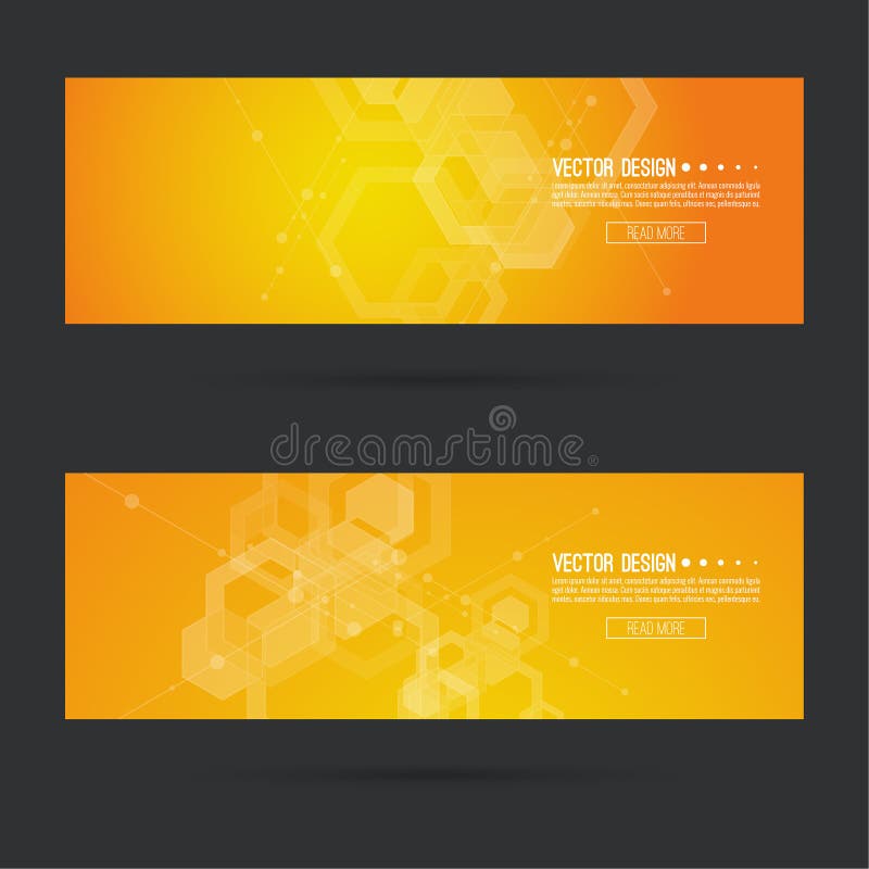 Futuristic vector header. stock vector. Illustration of abstract - 94232462