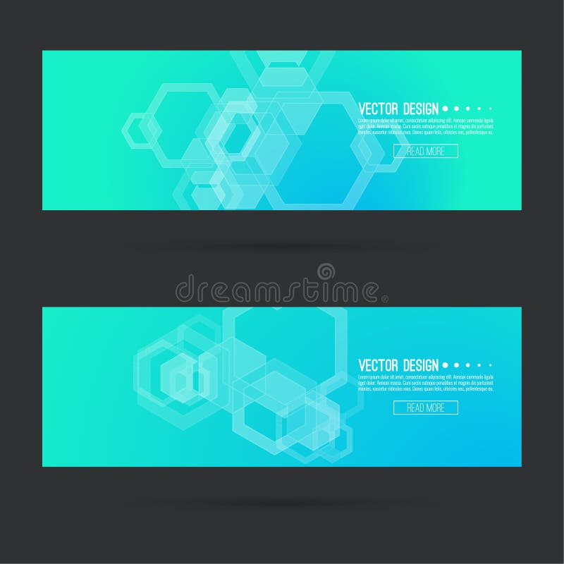 Futuristic vector header. stock vector. Illustration of bookmark - 91411901