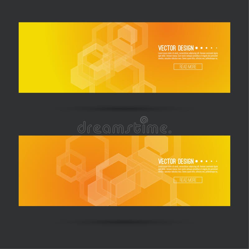 Futuristic vector header. stock vector. Illustration of abstract - 92579850