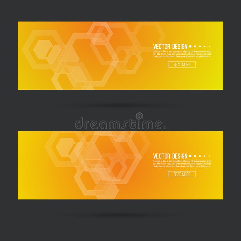 Futuristic vector header. stock vector. Illustration of decorative ...