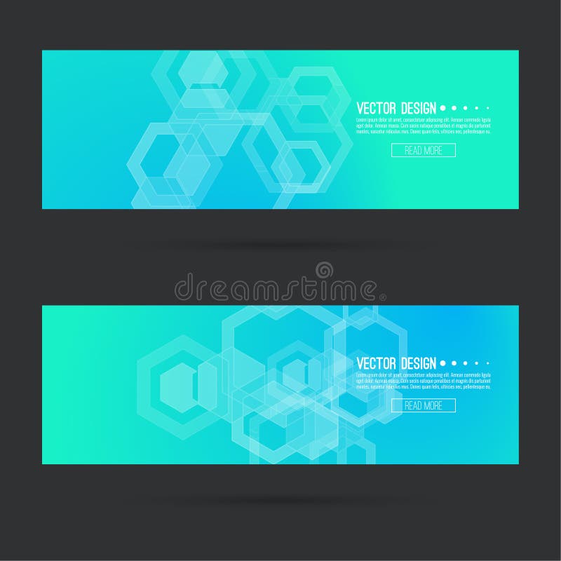 Futuristic vector header. stock vector. Illustration of abstract - 94232462