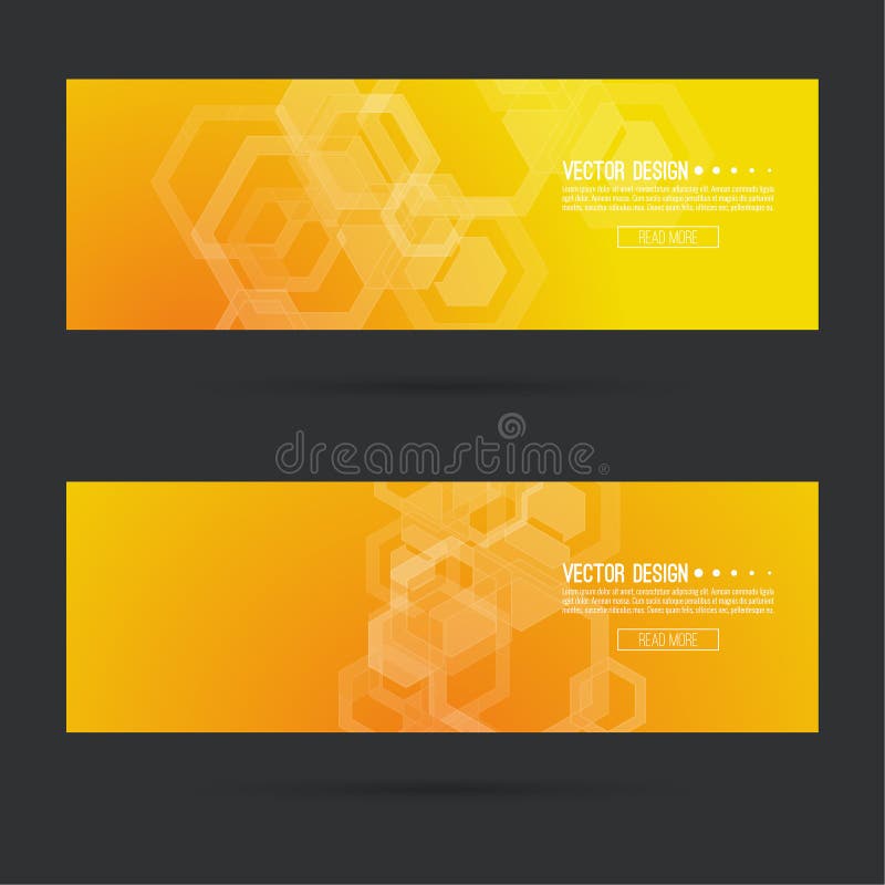 Futuristic vector header. stock vector. Illustration of card - 96562646