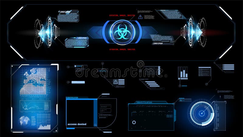 Futuristic Vector HUD Interface Screen Design Stock Vector ... Futuristic Vector HUD Interface Screen Design Stock Vector ...