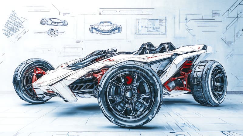 Futuristic Vehicle Design Showcasing Sleek, Innovative Concept with ...