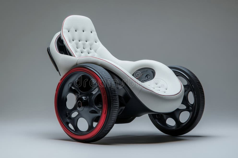 Futuristic Vehicle Featuring Comfortable Seating and Innovative Wheel ...