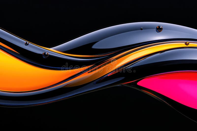 Futuristic Vibrance: Abstract Background in Bold Colors Stock ...