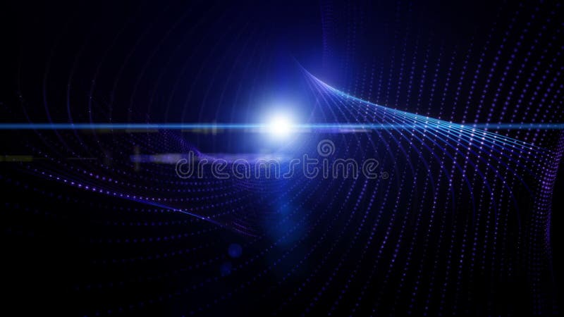 Futuristic Animation Moving Particle Object Loop Hd 1080p Stock Footage ...