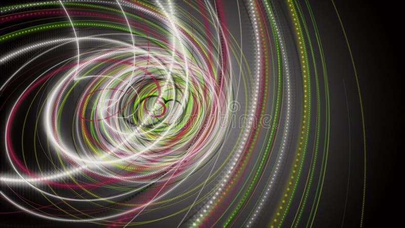 Futuristic Animation with Particle Stripe Wave Object in Slow Motion, 4096x2304 Loop 4K Stock ...