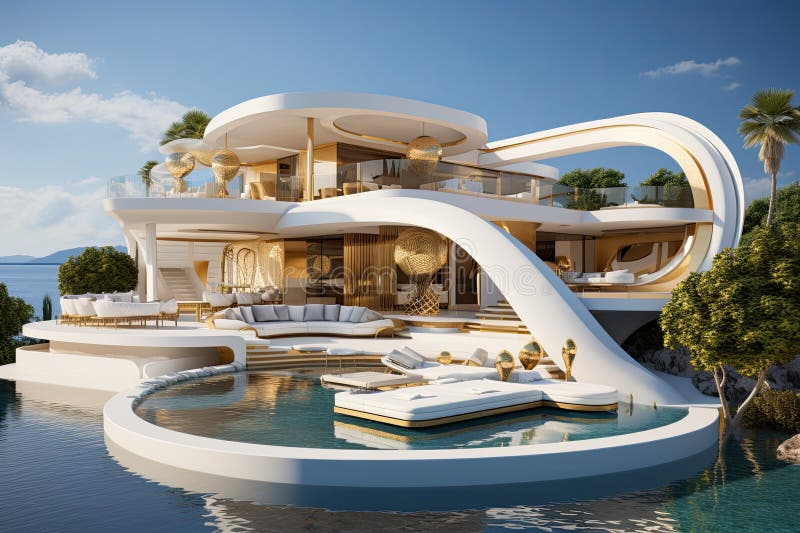 A Futuristic Villa from the Future that Combines Elegance with ...