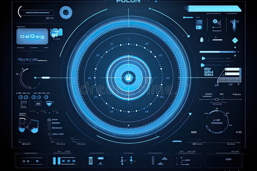 Futuristic Virtual Graphic Touch User Interface, HUD. for Web, Site ...