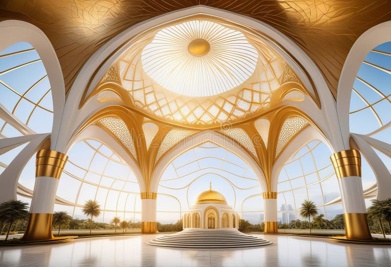 A Futuristic Vision of Elegance and Sophistication Stock Illustration ...