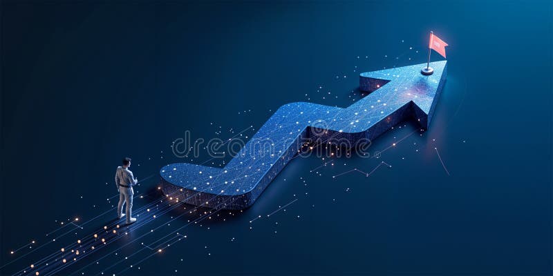 Data-Driven Growth: Navigating the Path To Success Image is Generated ...