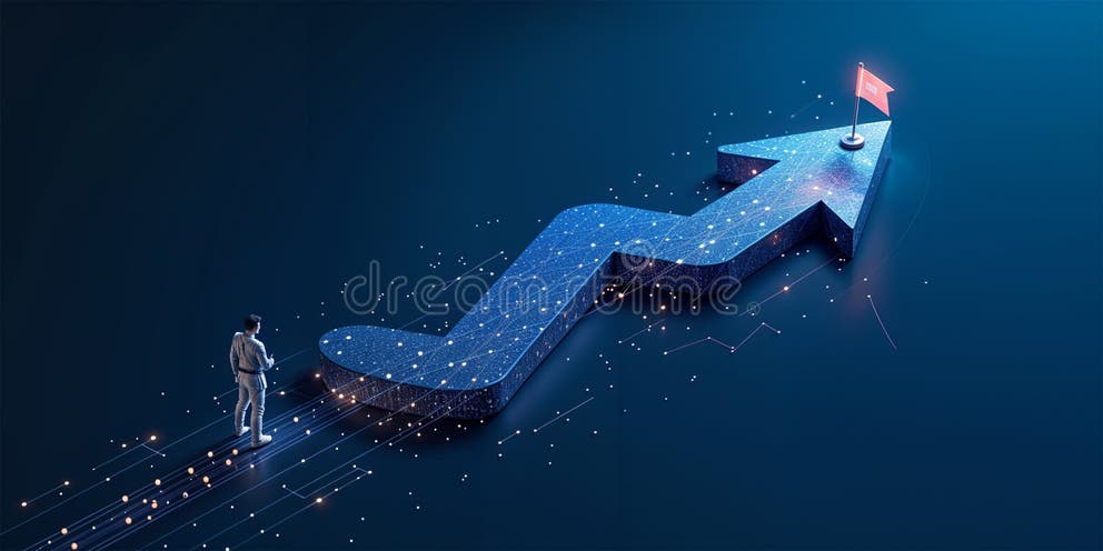 Data-Driven Growth: Navigating the Path To Success Image is Generated ...