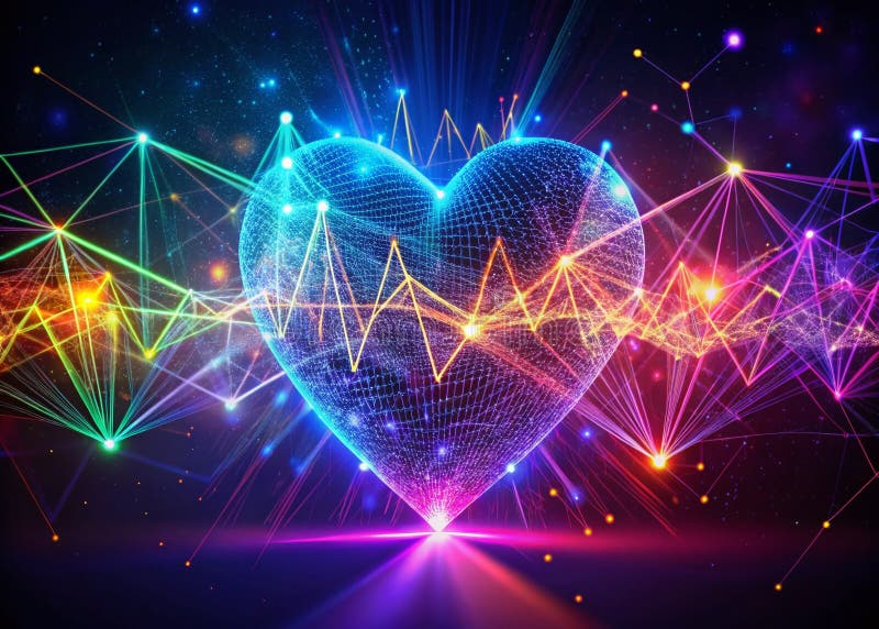 A Futuristic Visualization of a Cardiogram: Intertwined Digital Sound ...