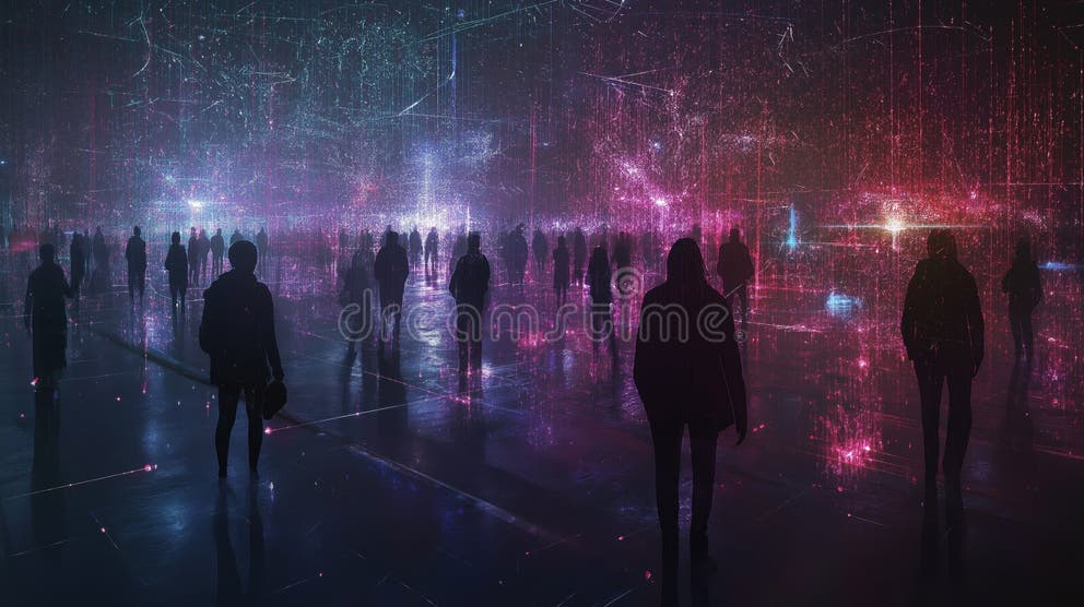 Futuristic Visualization of Decentralized Work Culture Generative AI ...