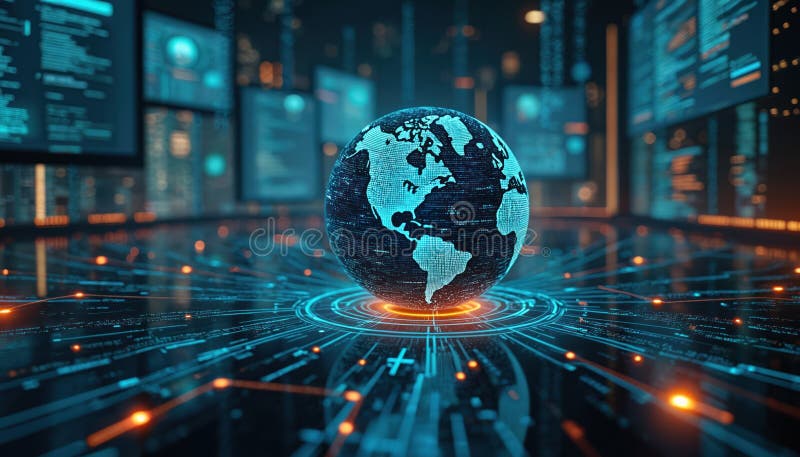 2,244 Digital World Planet Cyber Earth Stock Photos - Free & Royalty ...