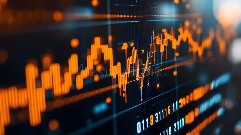 Futuristic Visualization of Financial Metrics and Stock Trends in a ...