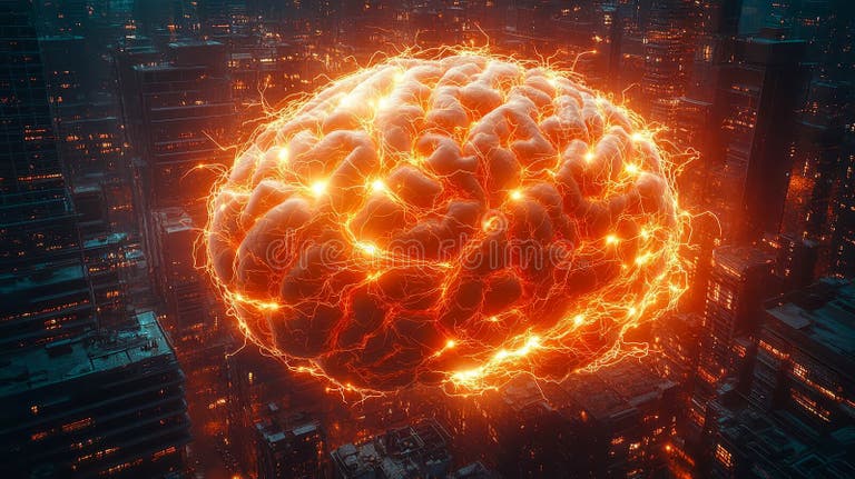 A Futuristic Visualization of the Human Brain with Electrical Currents ...