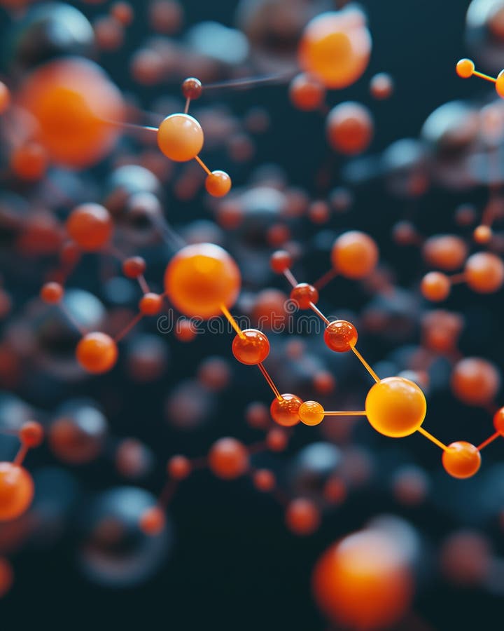 Futuristic Visualization of Molecular Binding Showcasing Intricate ...