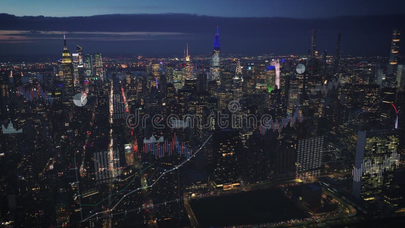 Futuristic Visuals Showcase New York City at Night, Featuring Augmented ...